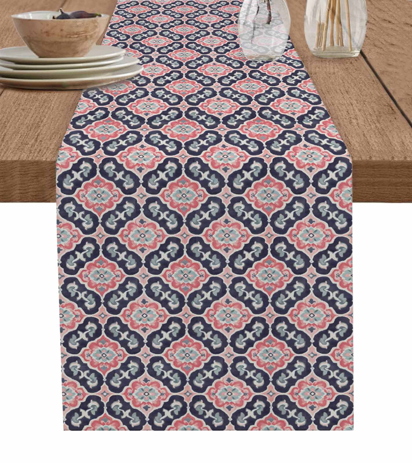 Table Runner Dresser Scarf 13 x 108 Inch Rooster Retro Chicken Farm ...