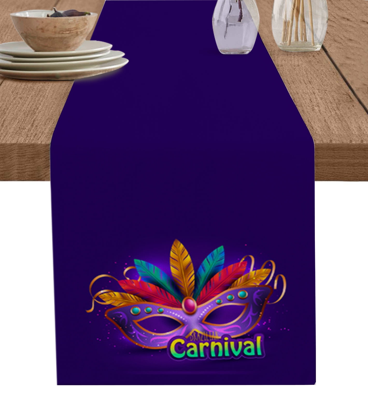 Table Runner Dresser Scarves 36 Inch Long, Brazilian Mardi Gras ...