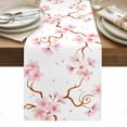Table Runner Dresser Scarves 36 Inch Long,Pink Cherry Flower Petals ...