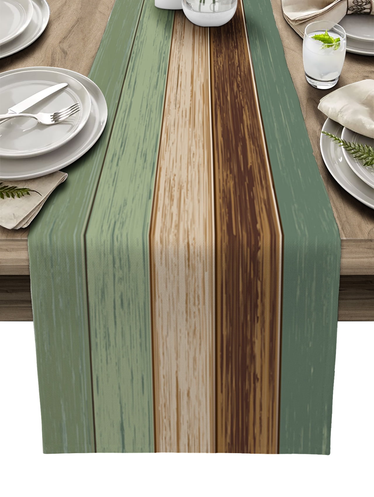 Table Runner Dresser Scarves 48 Inch Long, Farmhouse Turquoise Teal ...