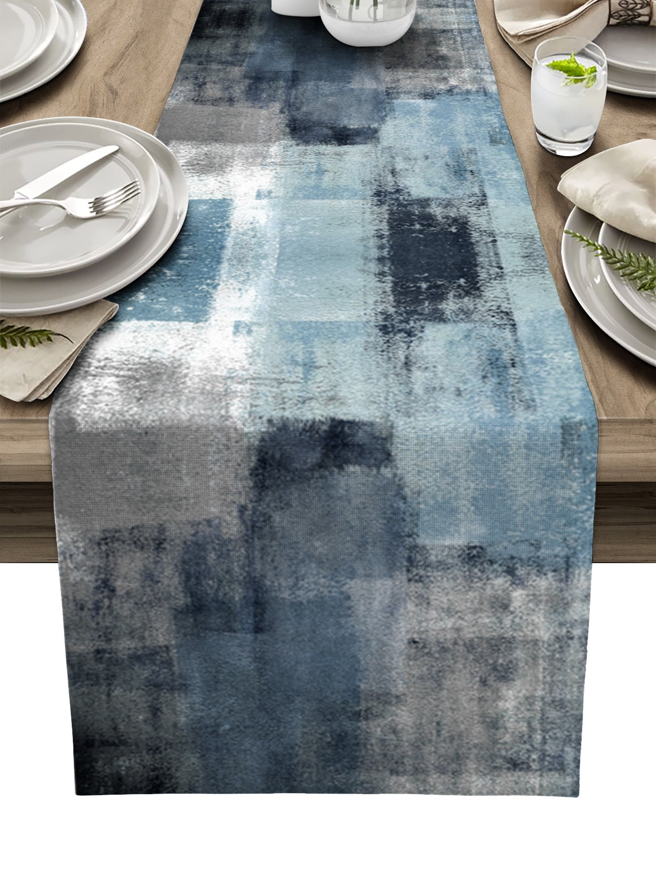 Table Runner Dresser Scarves 60 Inch Long, Modern Aesthetic Watercolor ...