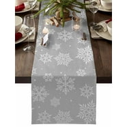 Lighted Snow Table Runner, Illuminated Blanket of Artificial Snow for ...