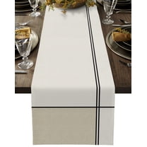 Table Runner Dresser Scarves 90 Inch Long, Modern Geometric Lines ...