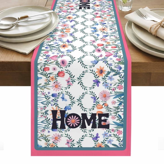 Table Runner Dresser Scarves 90 Inch Long,Home Words Farmhouse ...