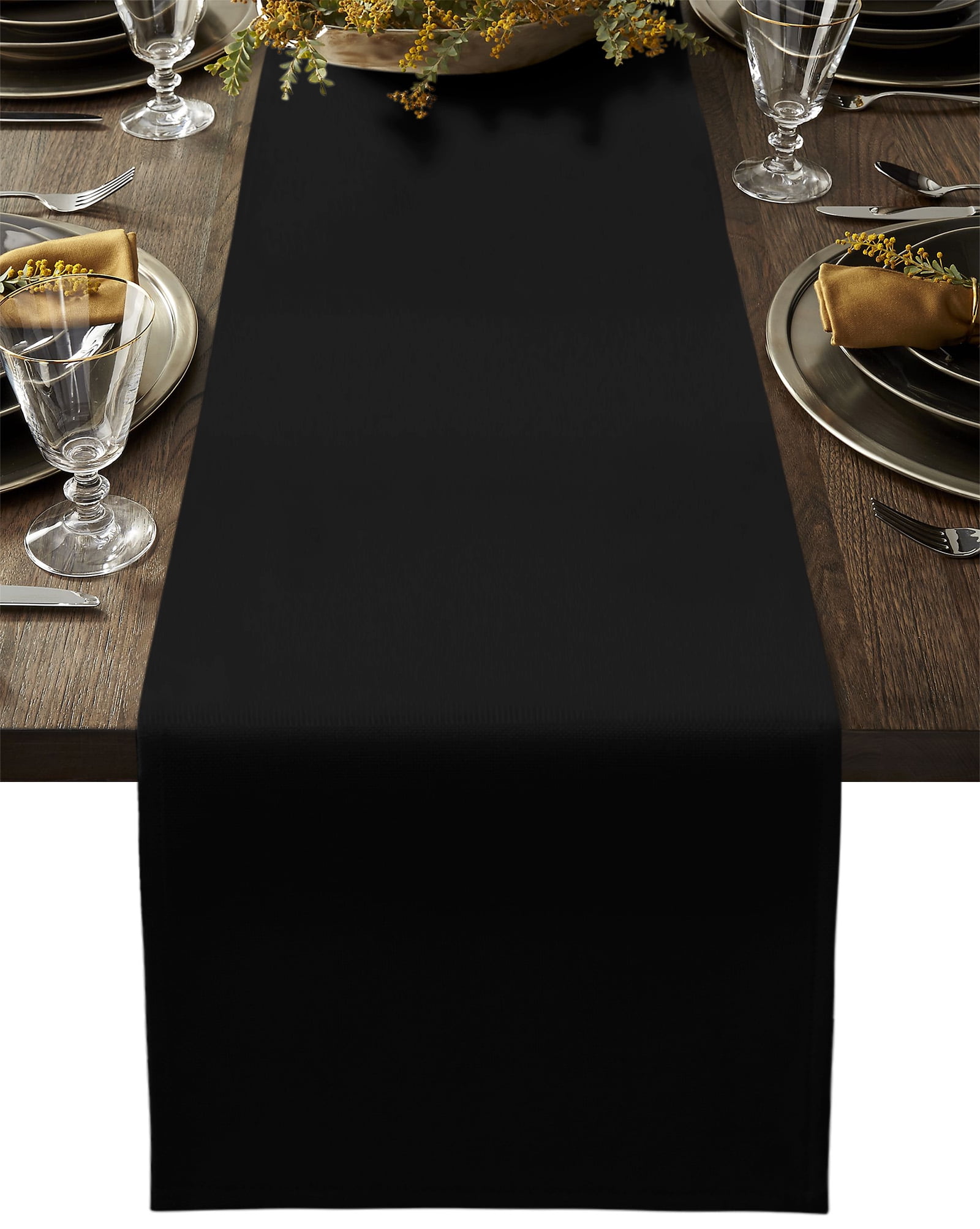 Table Runner Dresser Scarves 90 Inch Long, Solid Art Minimalist Pure ...