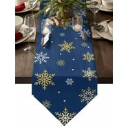 Lighted Snow Table Runner, Illuminated Blanket of Artificial Snow for ...