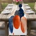 Table Runner Minimalist Boho Terracotta Aesthetic Color Block Dresser ...