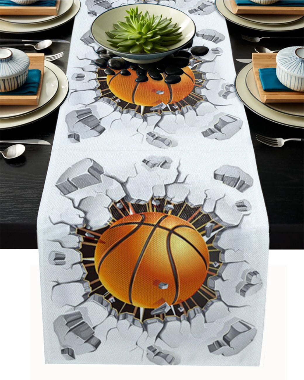 Table Runner ration Football Field Lawn Game Coffee Table Wedding ...