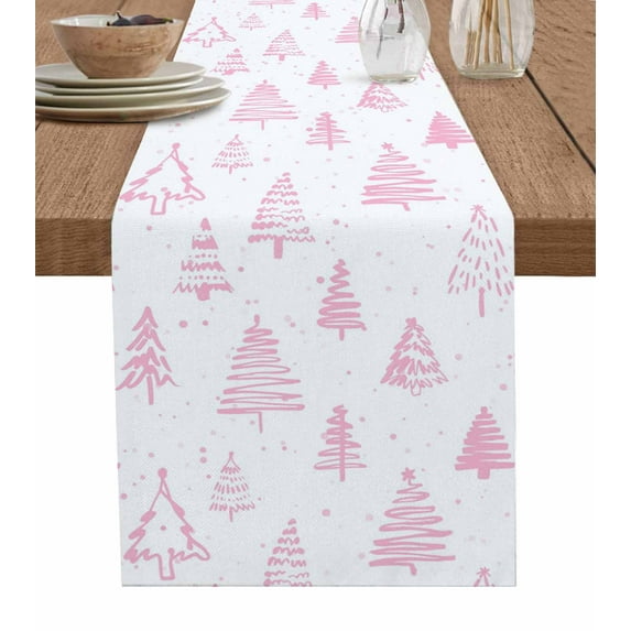 Table Runners 60 Inches Long Dress Scarves, Christmas Tree Farmhouse ...