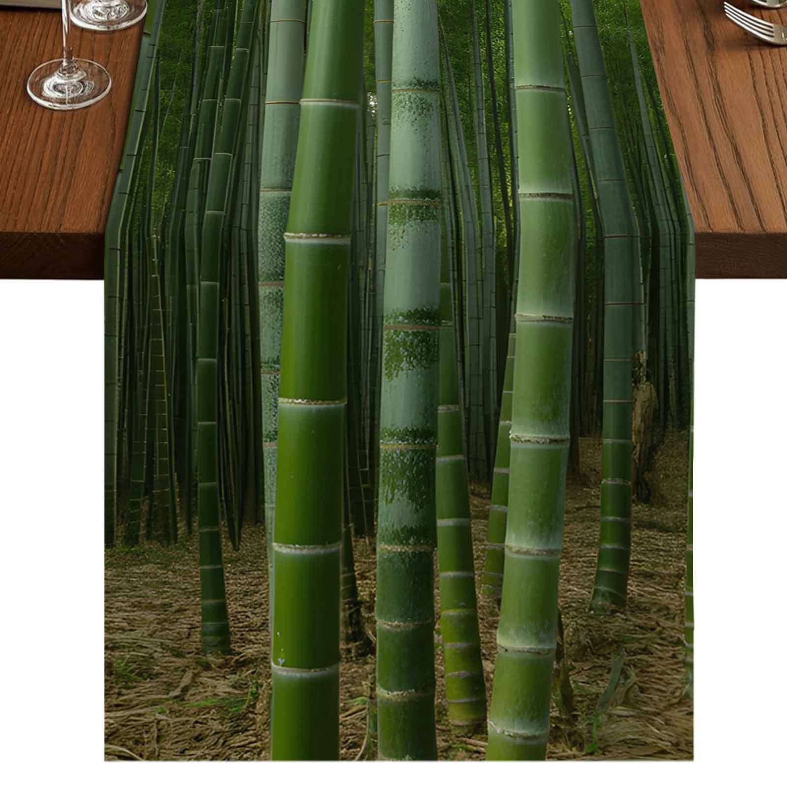 Table Runners 70 Inches Long Dress Scarves, Green Plants Farmhouse ...