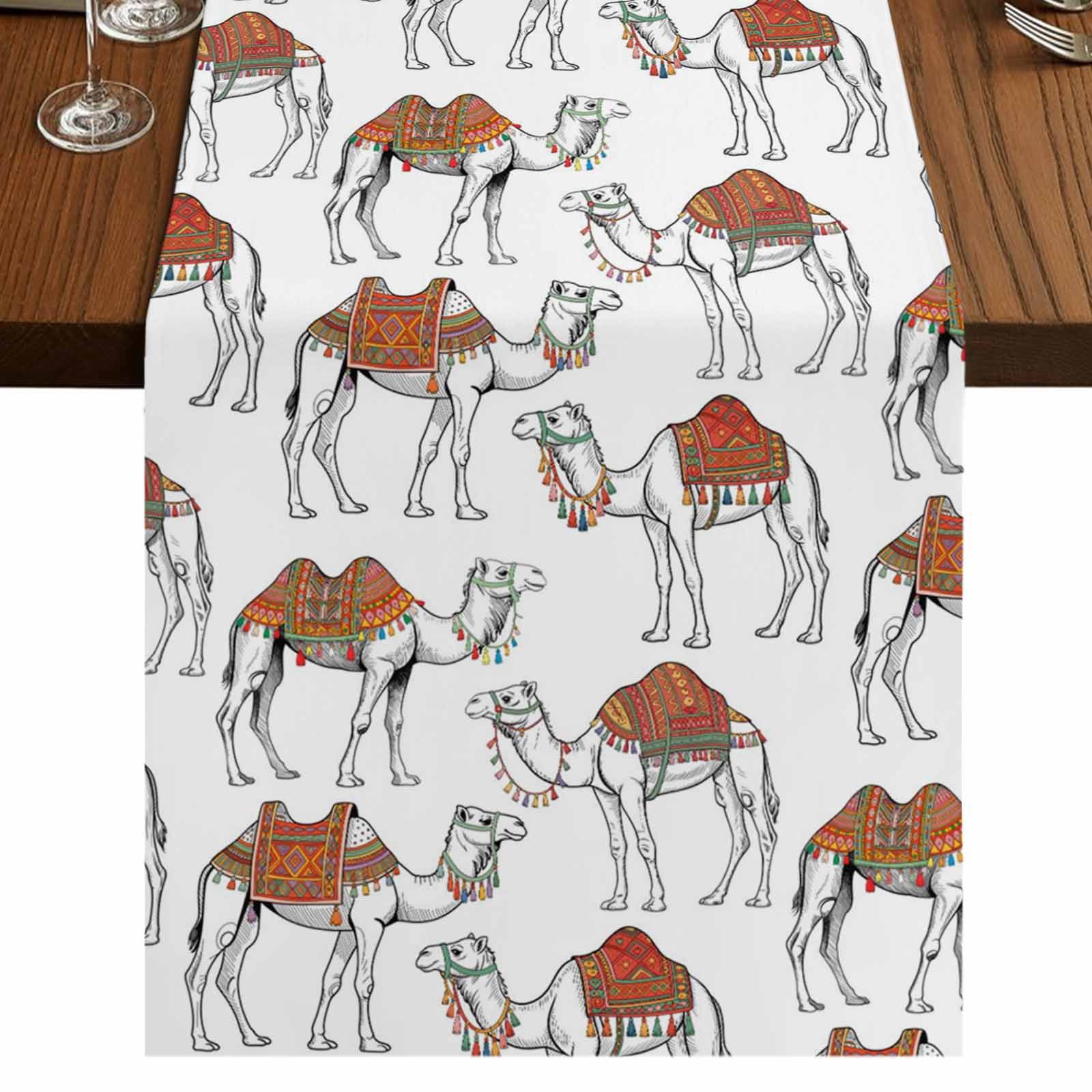 Table Runners 72 Inches Long Dress Scarves, Sand Camel Farmhouse ...