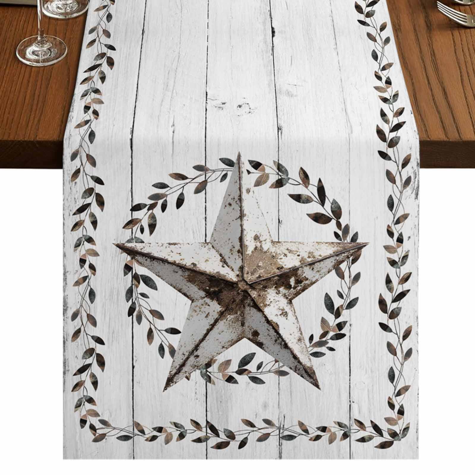 Table Runners 72 Inches Long Dress Scarves, Western Stars Retro ...