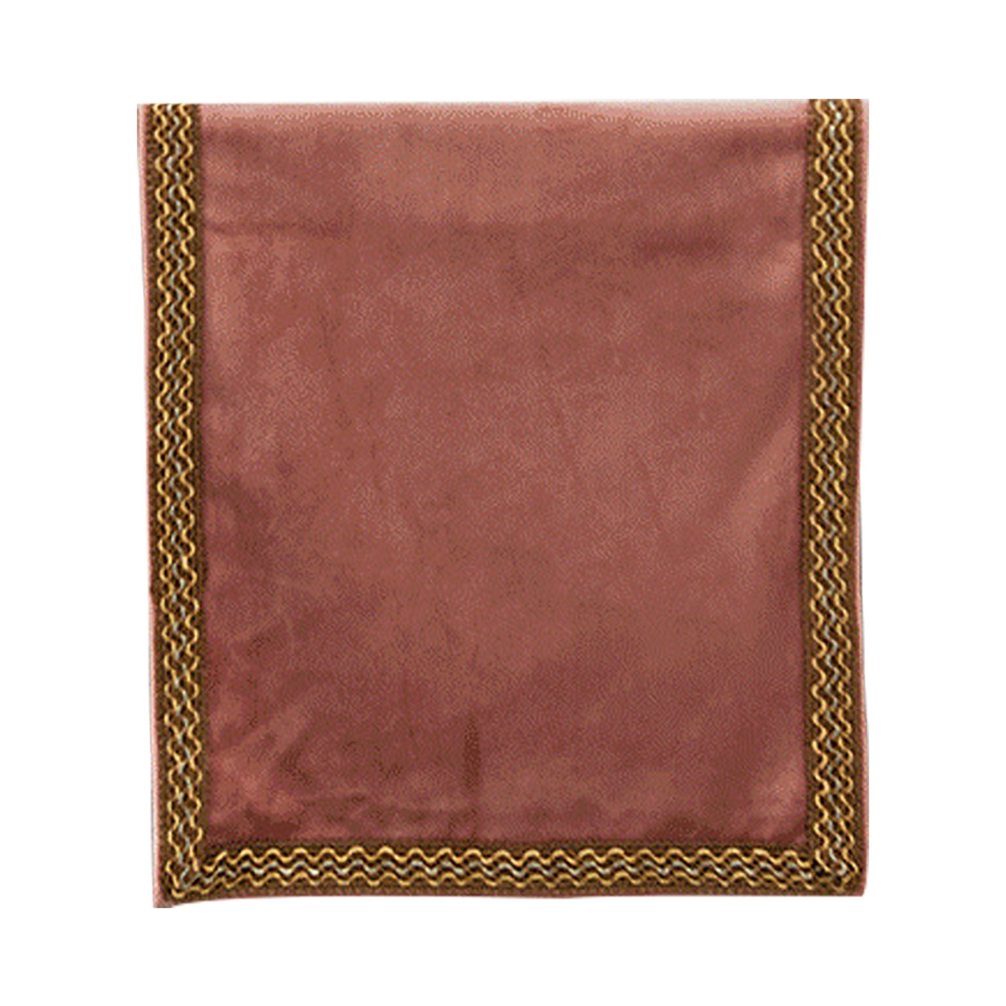 Table Runners,Solid Color Dutch Velvet Table Runners With Gold Line ...