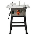 Table Saw, 10-Inch 15-Amp Portable Table Saw 1800W, Cutting Speed Up to ...