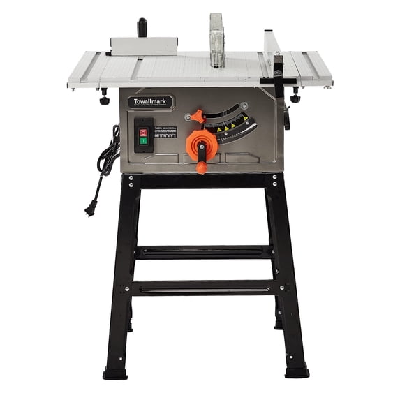 Table Saw, 10-Inch 15-Amp Portable Table Saw 1800W, Cutting Speed Up to ...