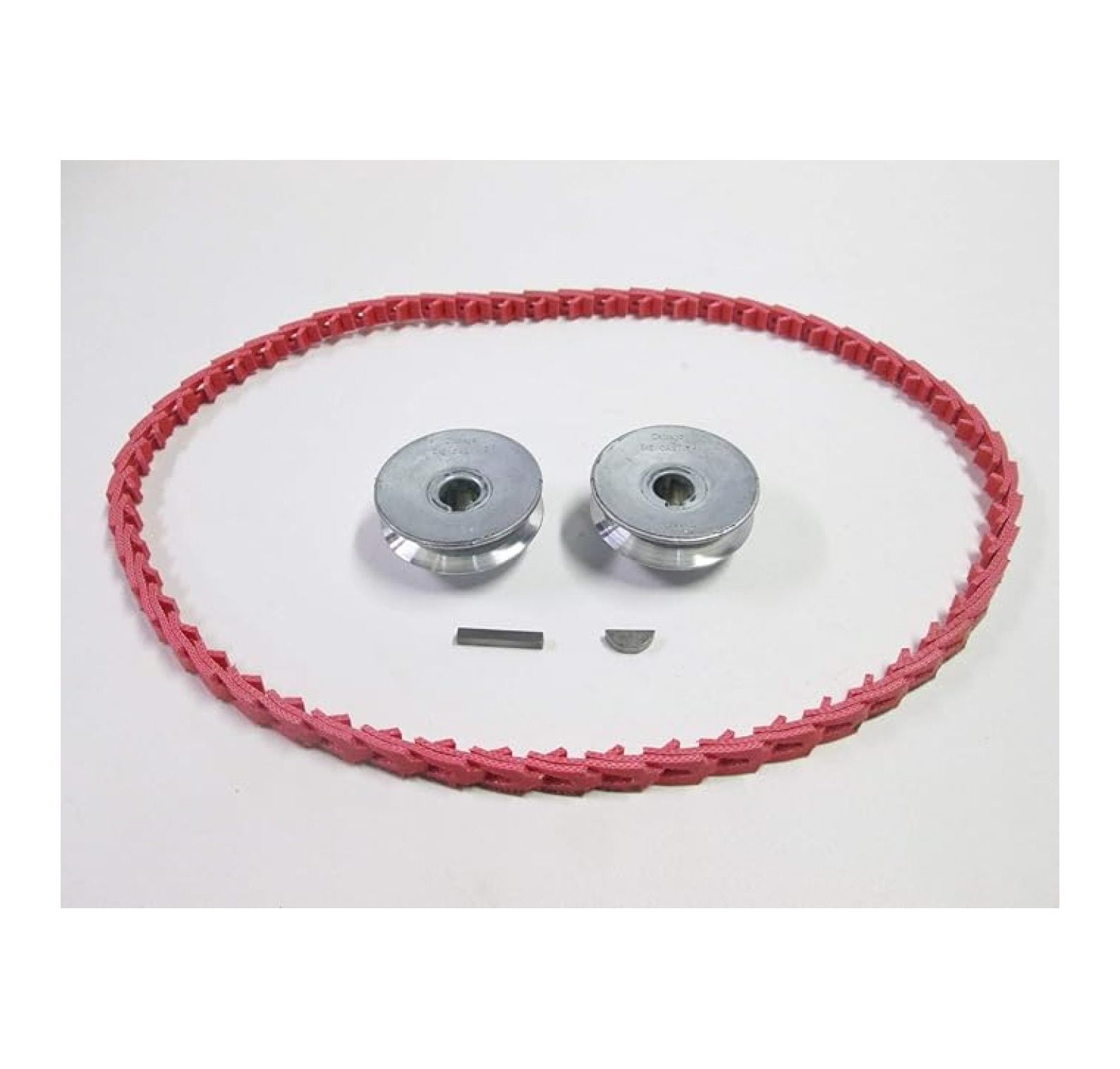 Table Saw Belt & Pulley Kit with 2 1/2" Pulleys, Keys, & Fenner ...