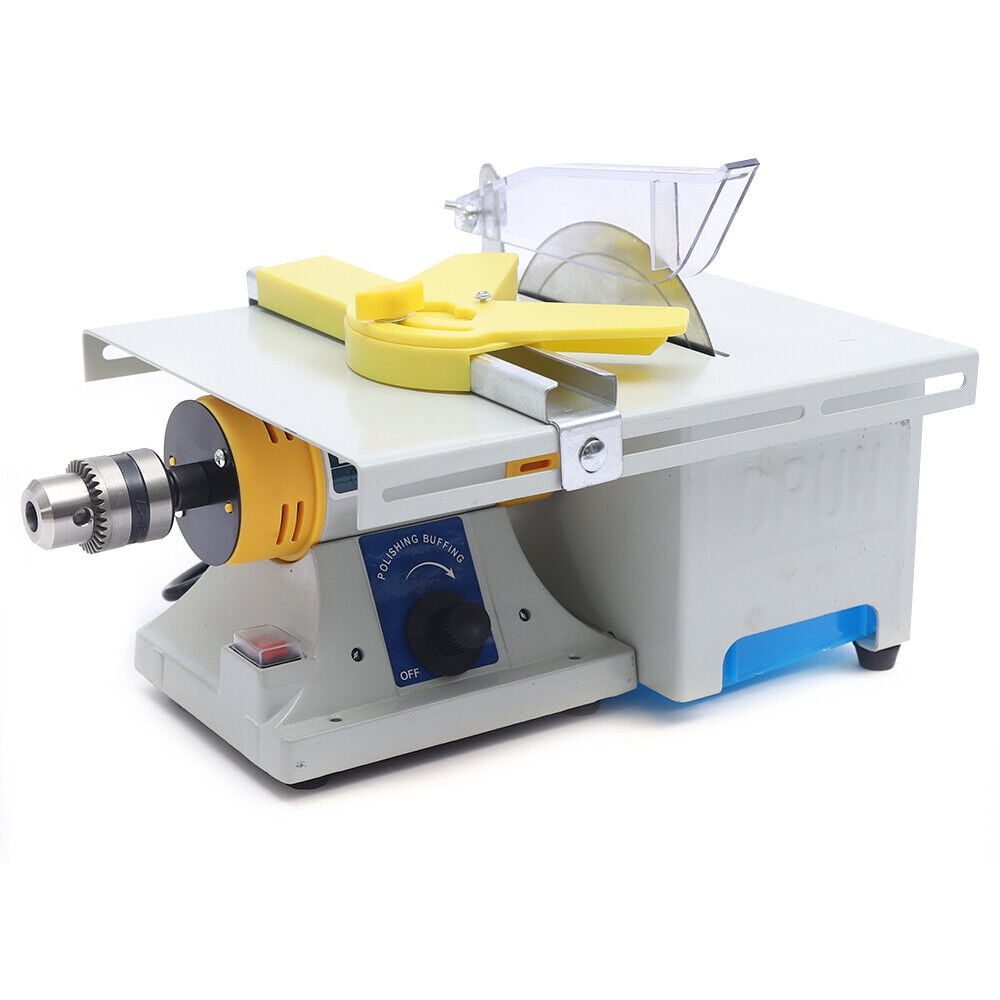 Table Saw Gem Jewelry Rock Polishing Buffer Machine Lathe Grinder Tool ...