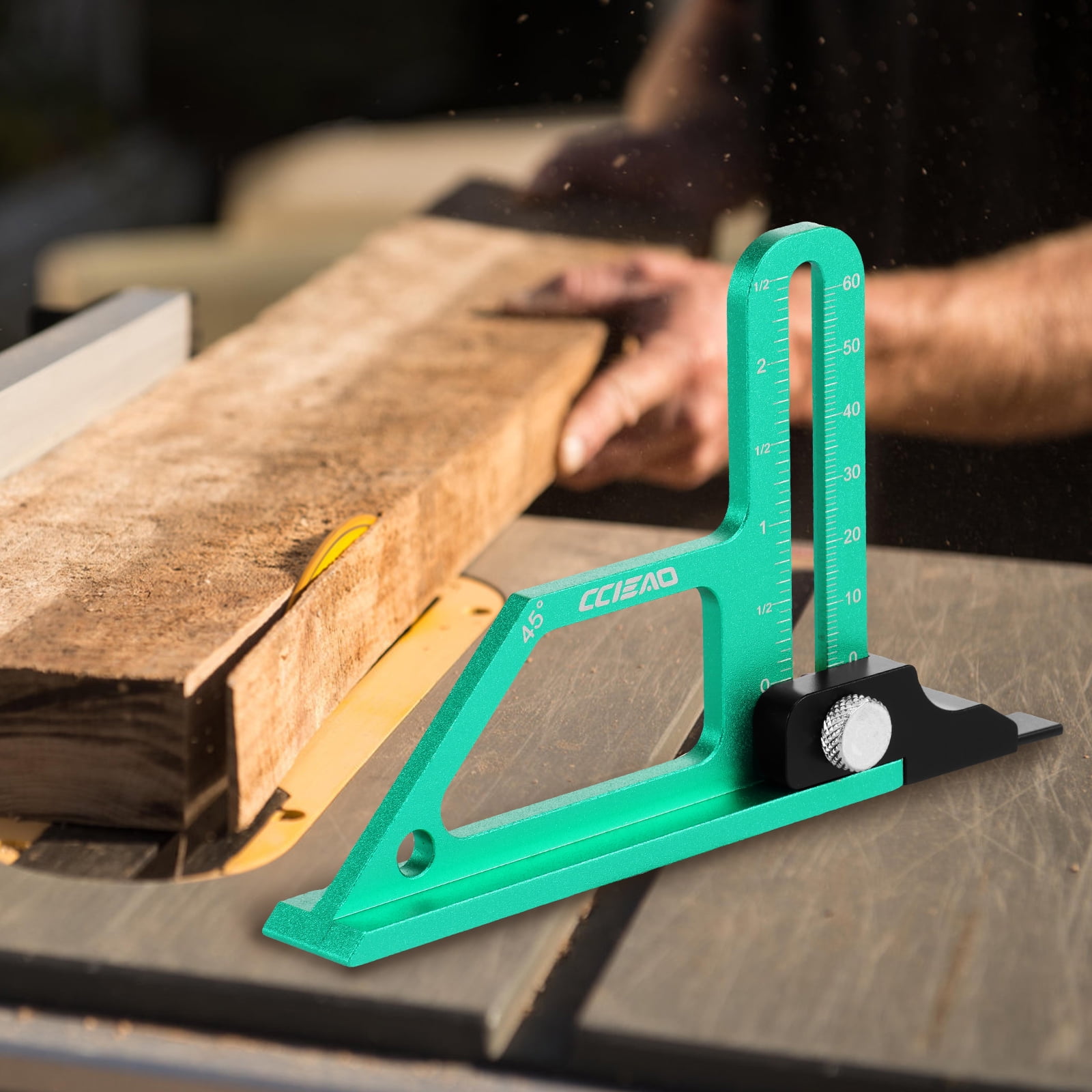 Table Saw Height Gauge Ruler Aluminium Alloy Table Saw Height Measuring ...