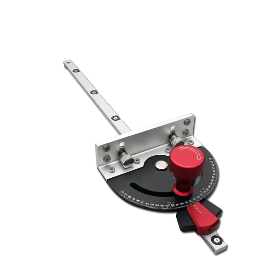 Table Saw Miter Gauge Extend Fence Aluminum Adjustable Angle Miter ...