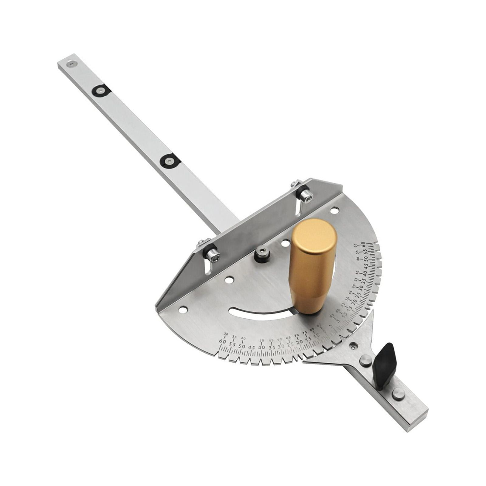 Table Saw Miter Gauge Large Handle Sturdy Pivoting Locking Mechanism ...