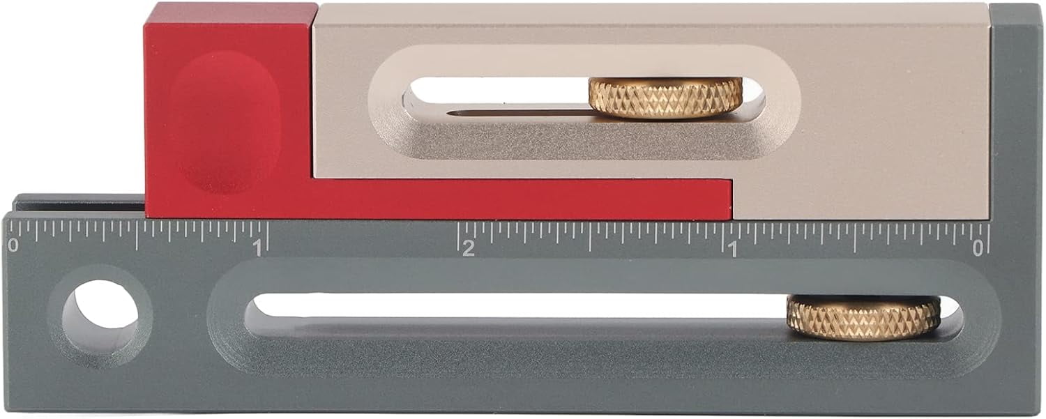 Table Saw Slot Adjuster Precise Movable Measuring Block Mortise Tenon Tools - Walmart.com