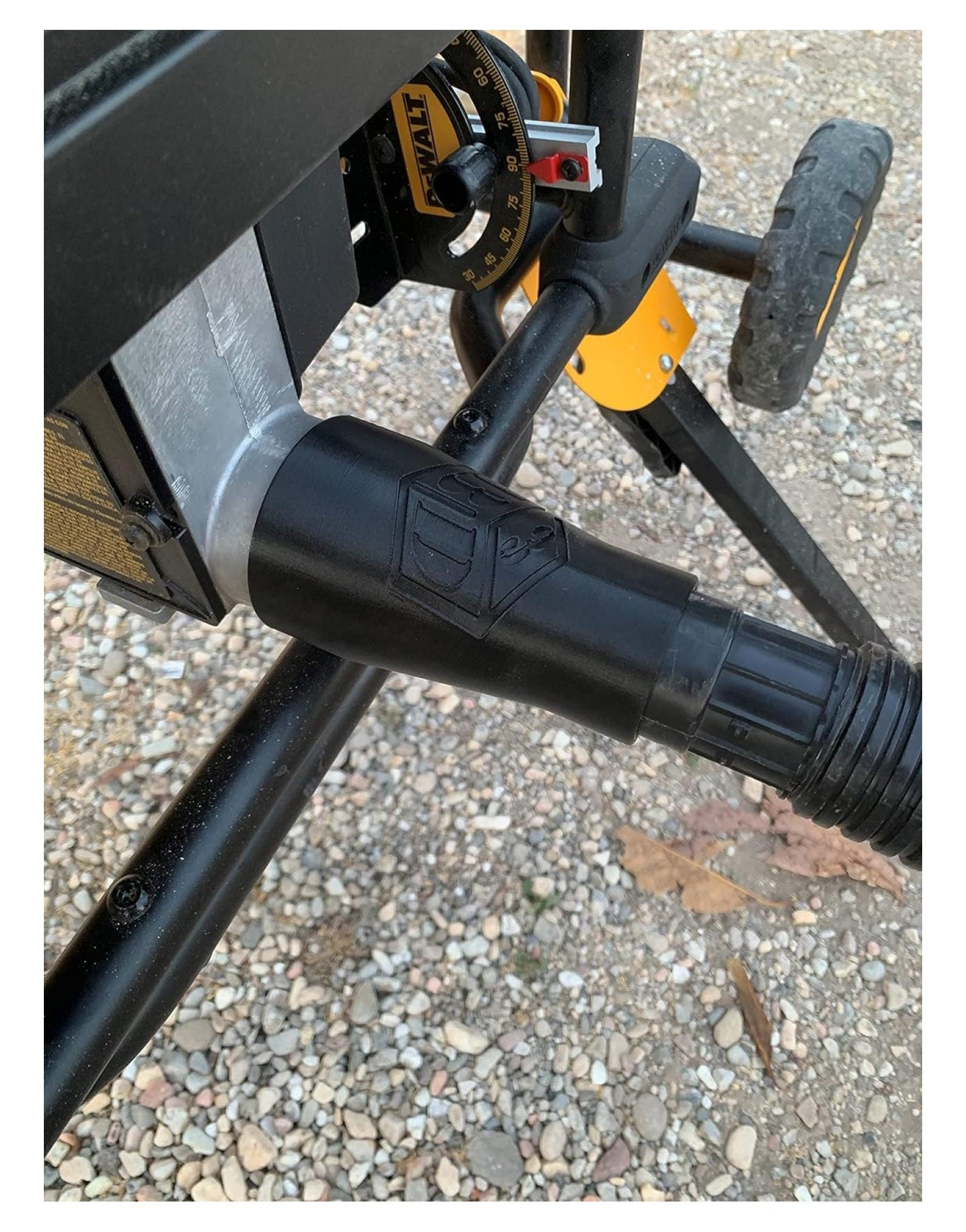 Table Saw Vacuum Adapter Dust Collection Attachment Construction ...