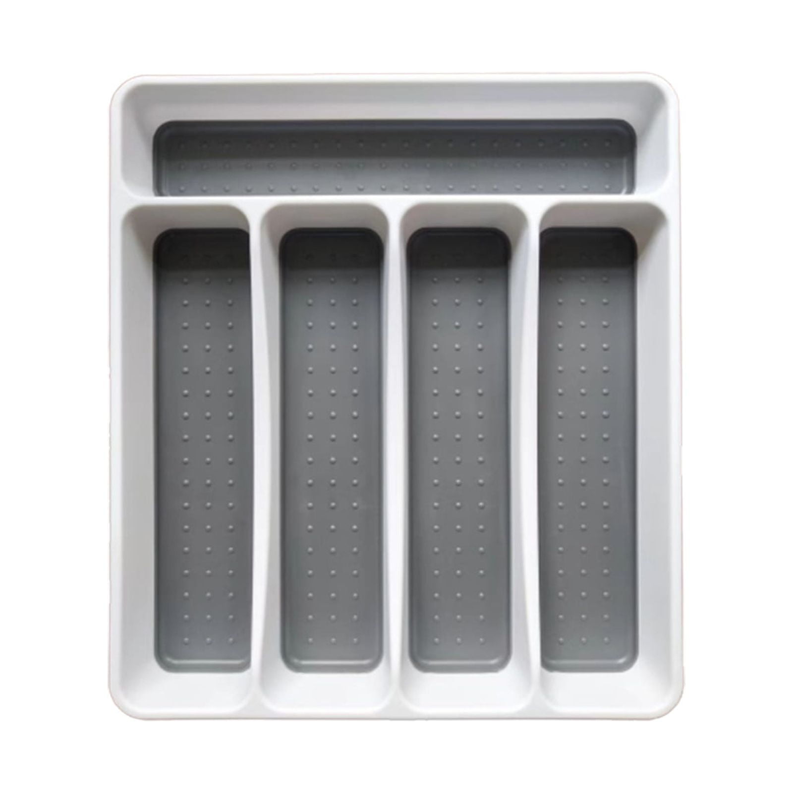 Table Setting Storage Box With 5 Compartments, Plastic Tray With Non ...