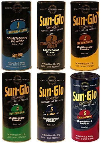 Table Shuffleboard Powder Sand - Sun-Glo Sampler Six-Pack - Walmart.com