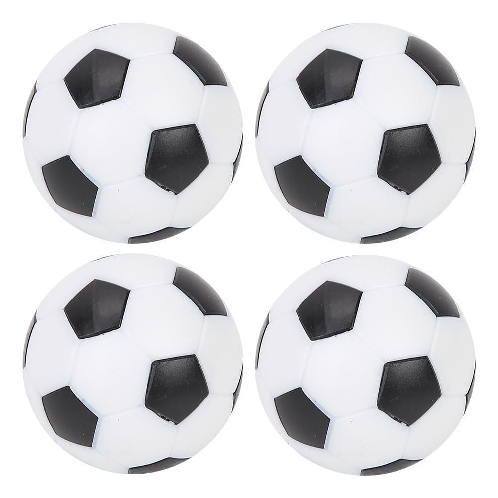 FloreceBien Table Soccer Footballs Replacement Mini Plastic Black and ...