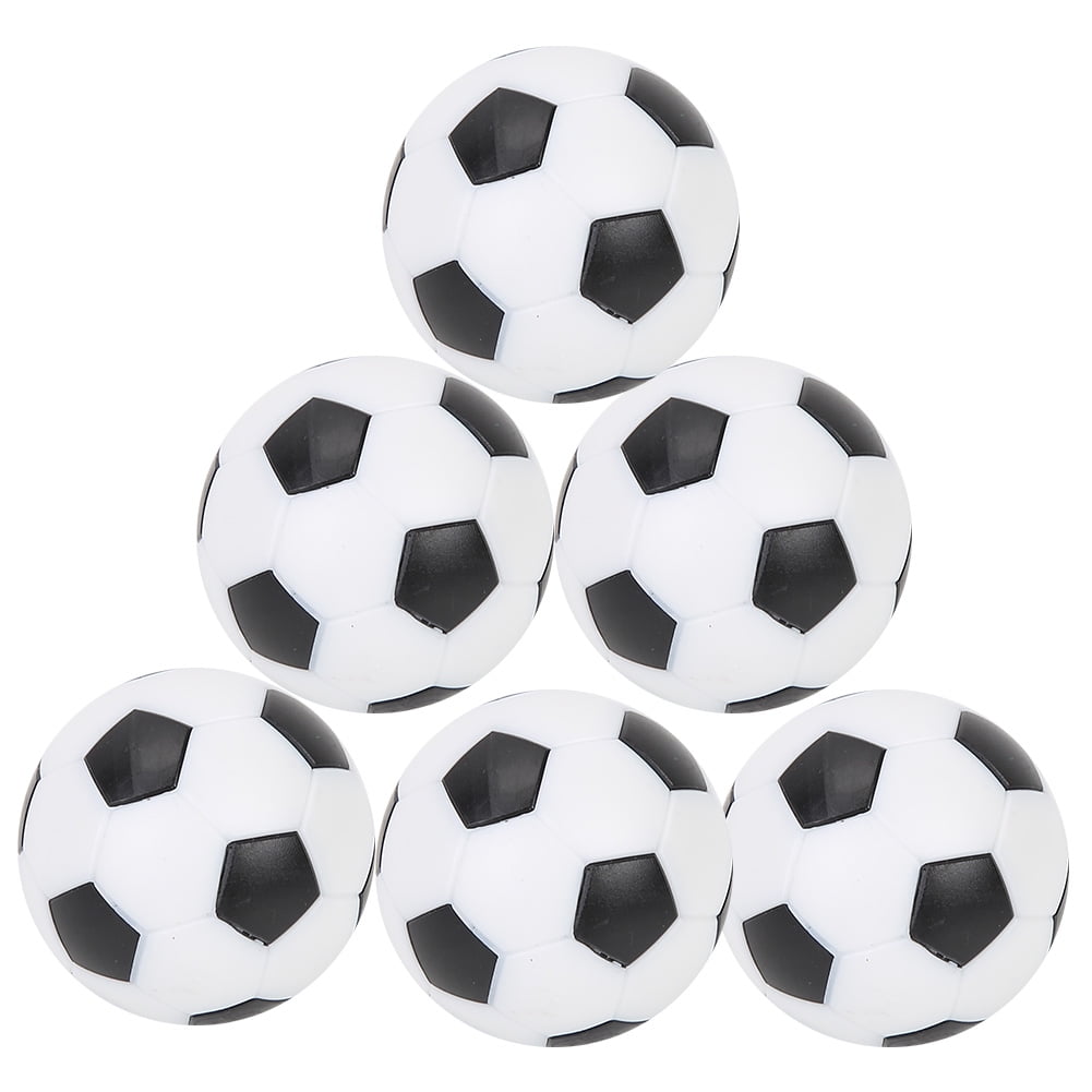 Table Soccer Footballs Replacement Mini Plastic Black and White Soccer ...