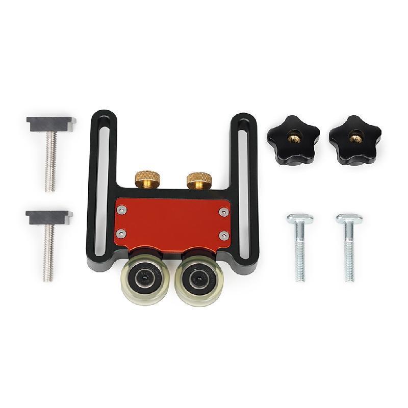 Table Stock Roller Double Wheel Sliding Feeding Guide Roller Board ...