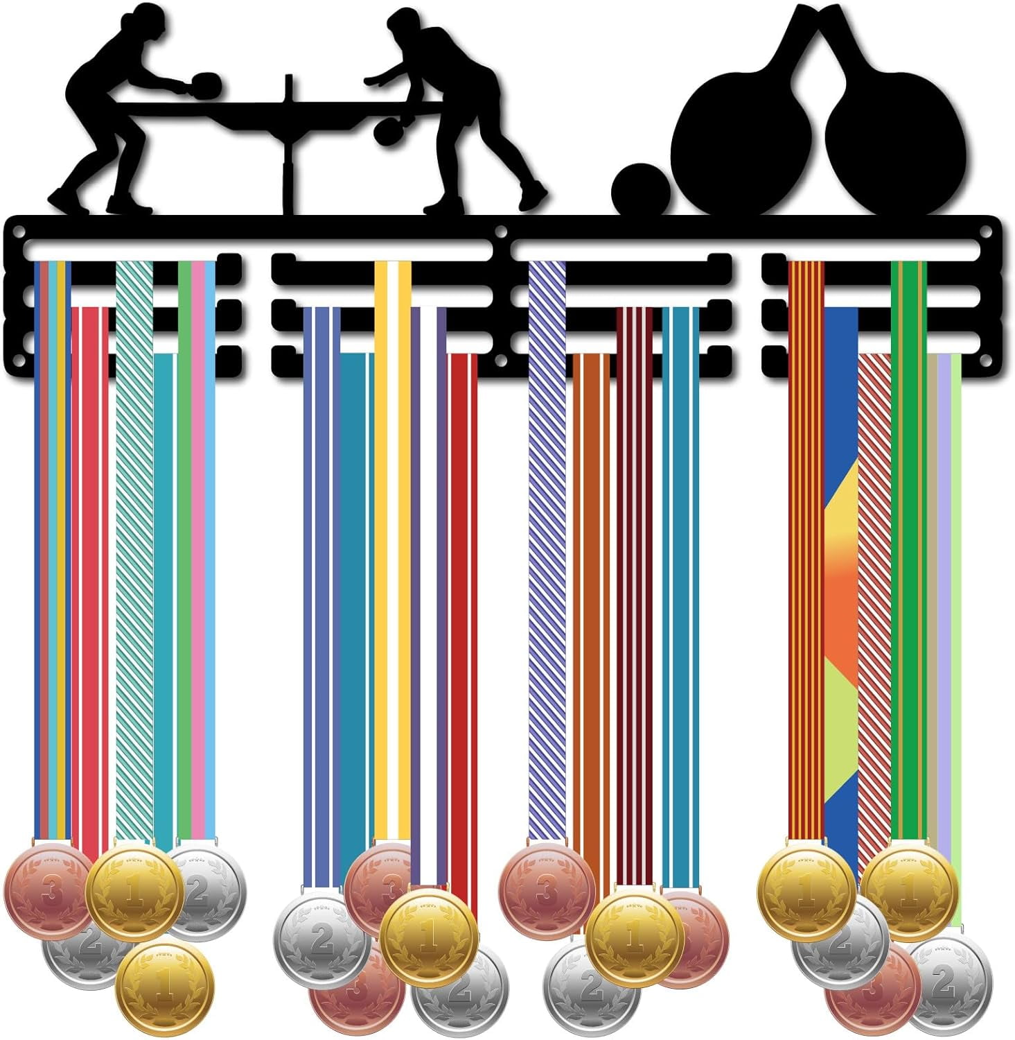 Table Tennis Medal Hanger Medal Holder Medal Display Frame Rack Sports ...