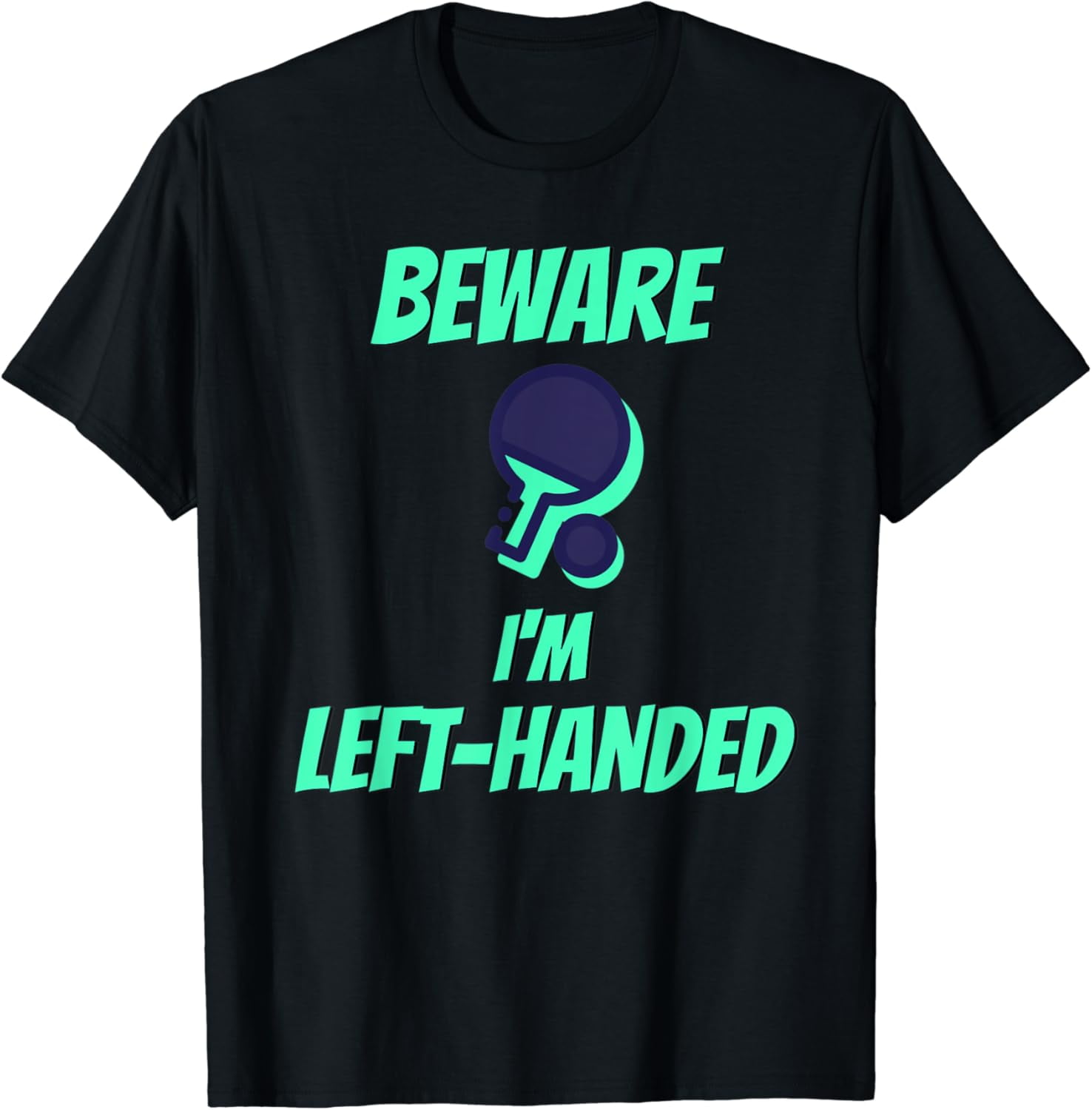 Table Tennis Ping Pong T-Shirt for Left Handed Players Lefty - Walmart.com