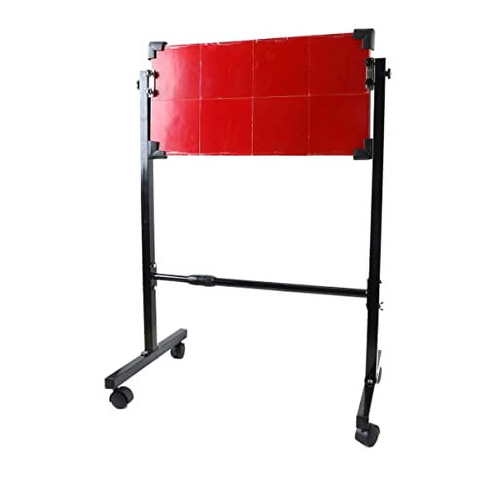 Table Tennis Rebound Board Rebounder with 8 Rubbers, Improved 2nd ...