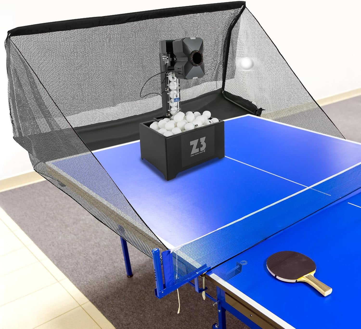 White Ping Pong Balls IPong Table Tennis Training Robot - Automatically ...