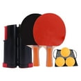 Table Tennis Set Paddles Balls Net Kit Portable Table Tennis Kit for ...