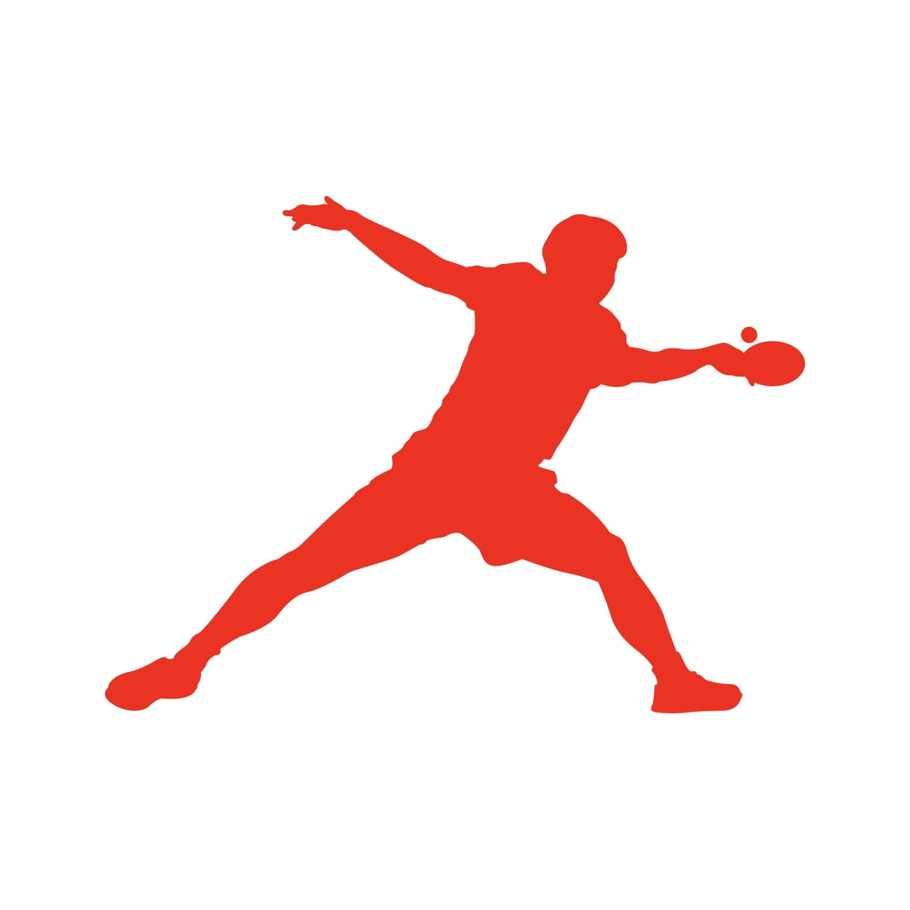 Table Tennis Sticker Decal Die Cut - Self Adhesive Vinyl - Weatherproof ...