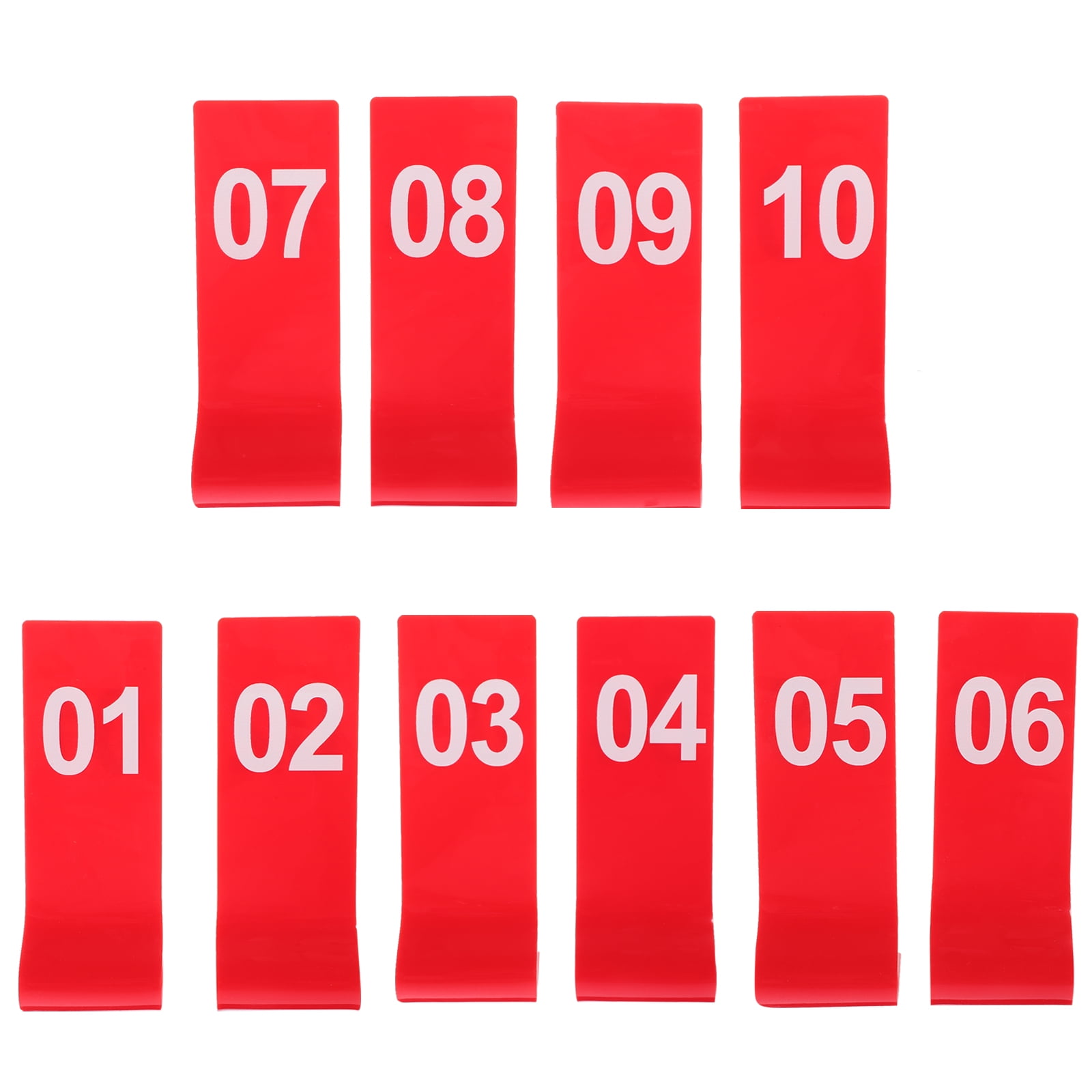 Table Tent Wedding Number Seating Cards Plate Restaurant Markers The ...