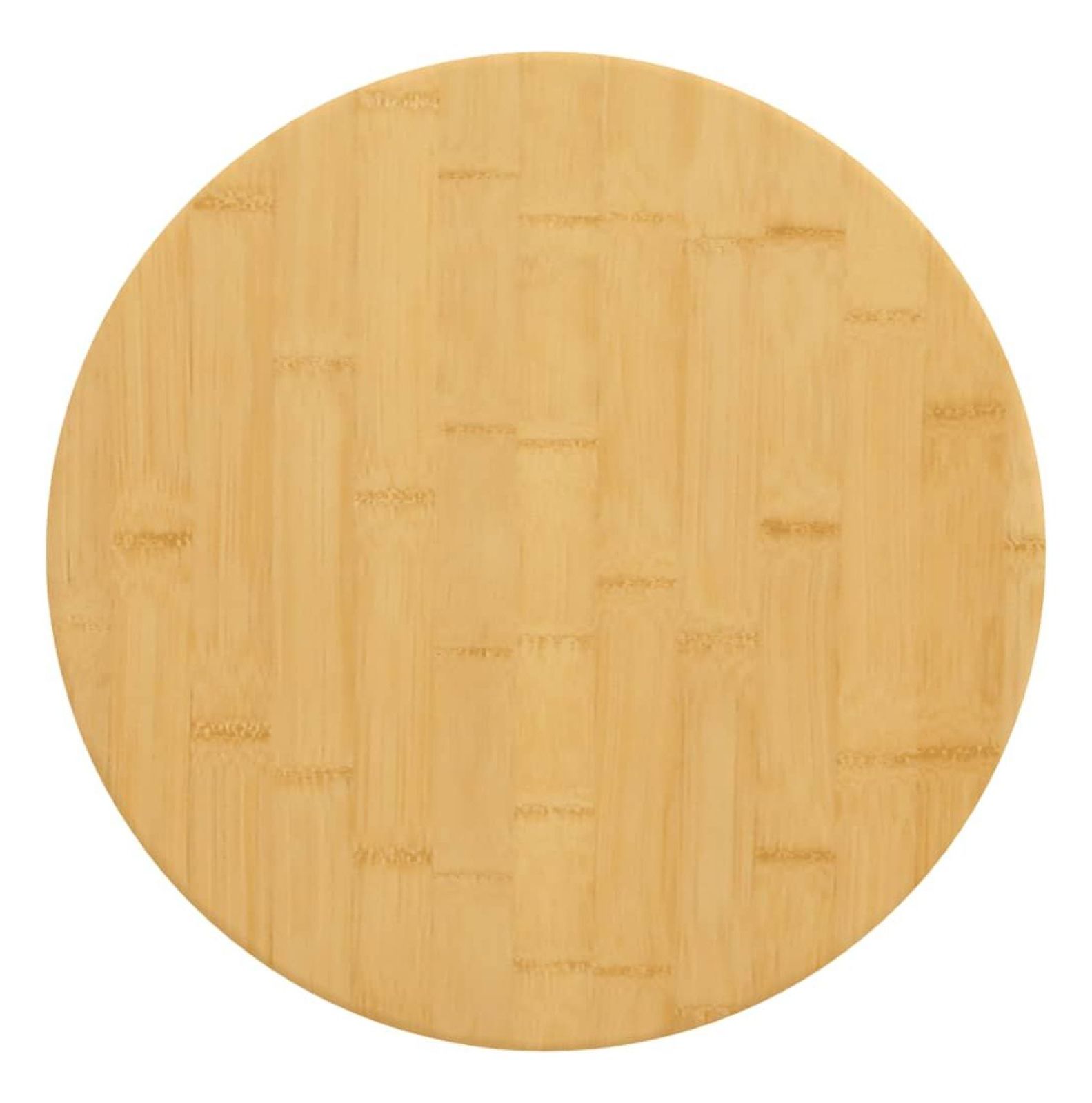Table Top Ø19.7"x0.6" Bamboo Brown - Walmart.com