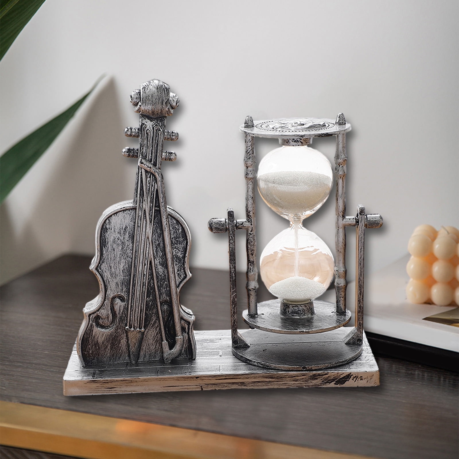 Table Top Decor Rustic Home Decorations Vintage Hourglass windmill ...