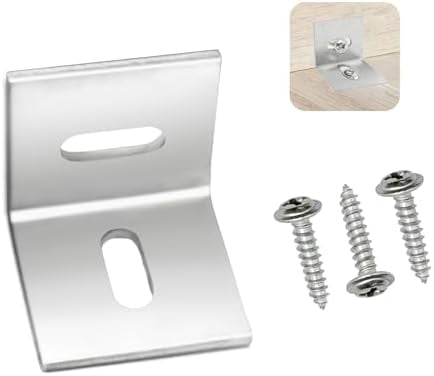 Table Top Fasteners,20 Pack Clips for Table Tops Included 60 pcs Screws ...