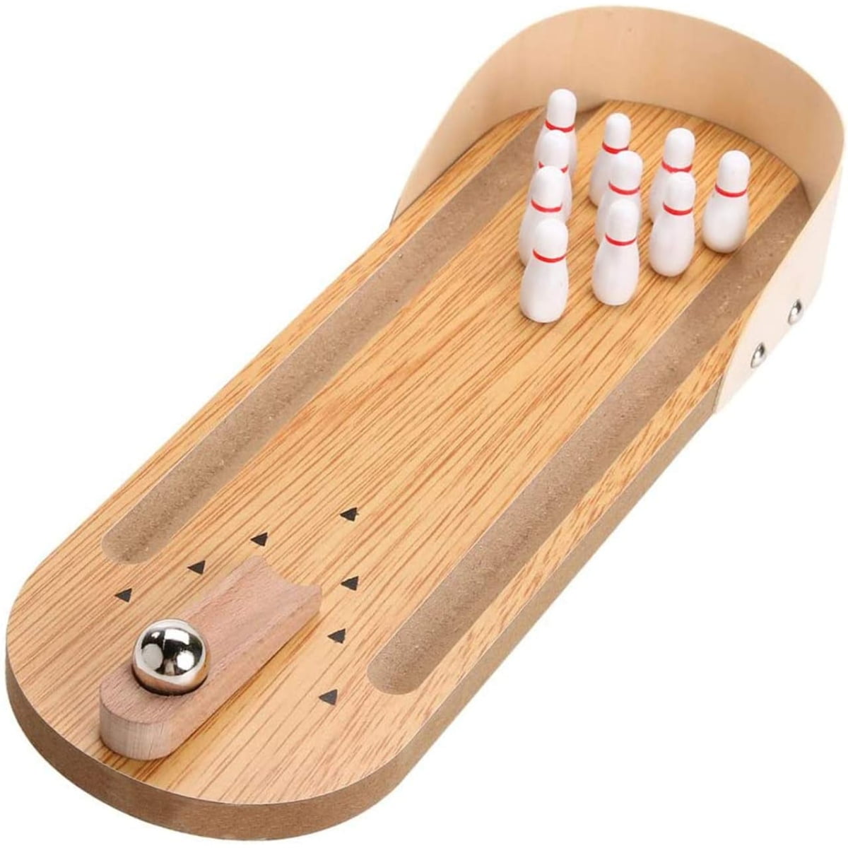Kawaii Table Top Mini Bowling Game Set-Tabletop Wooden Board Mini ...