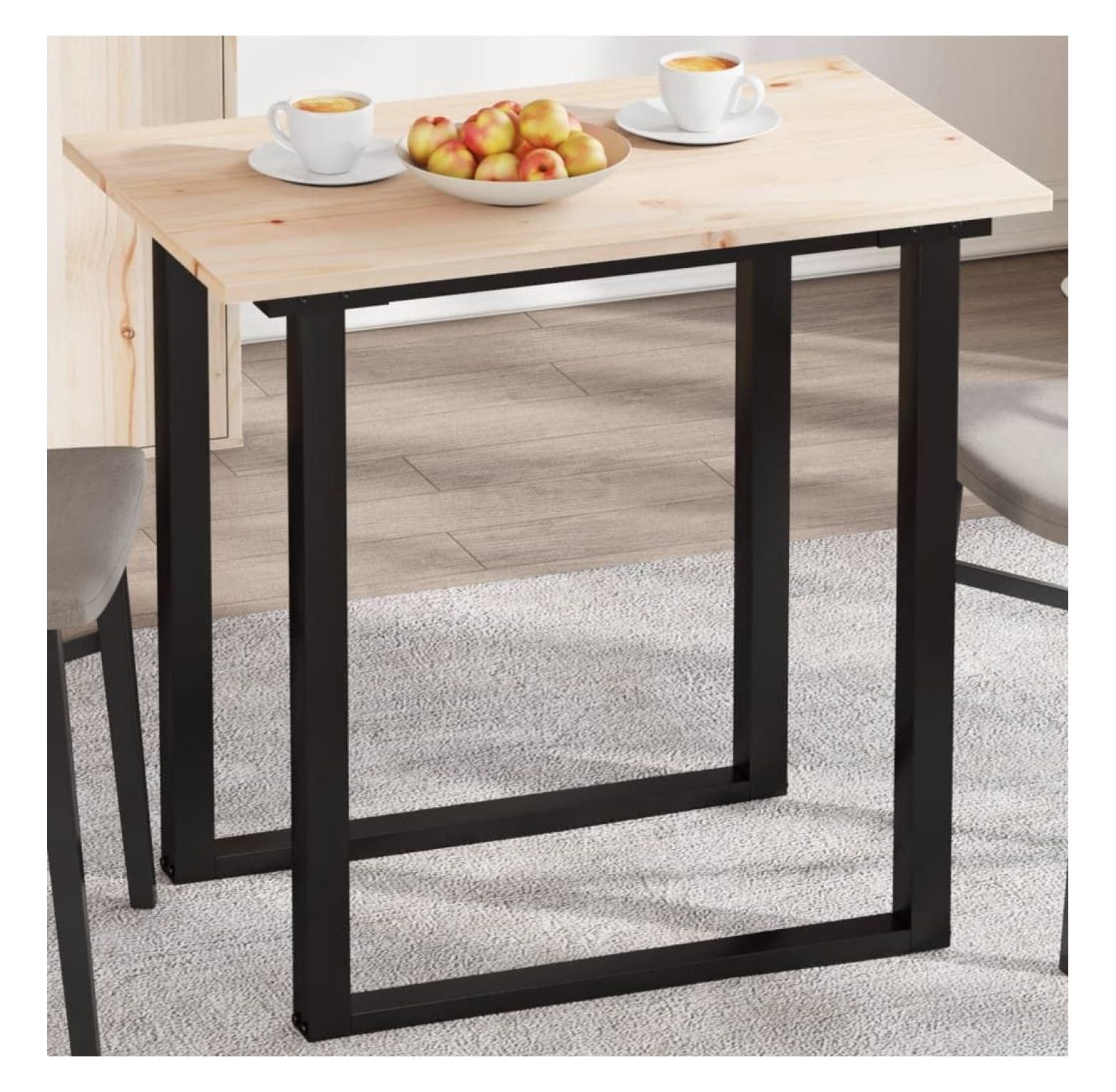 Table Top Natural pine Solid pine wood Medium Durable Table Top Brown ...