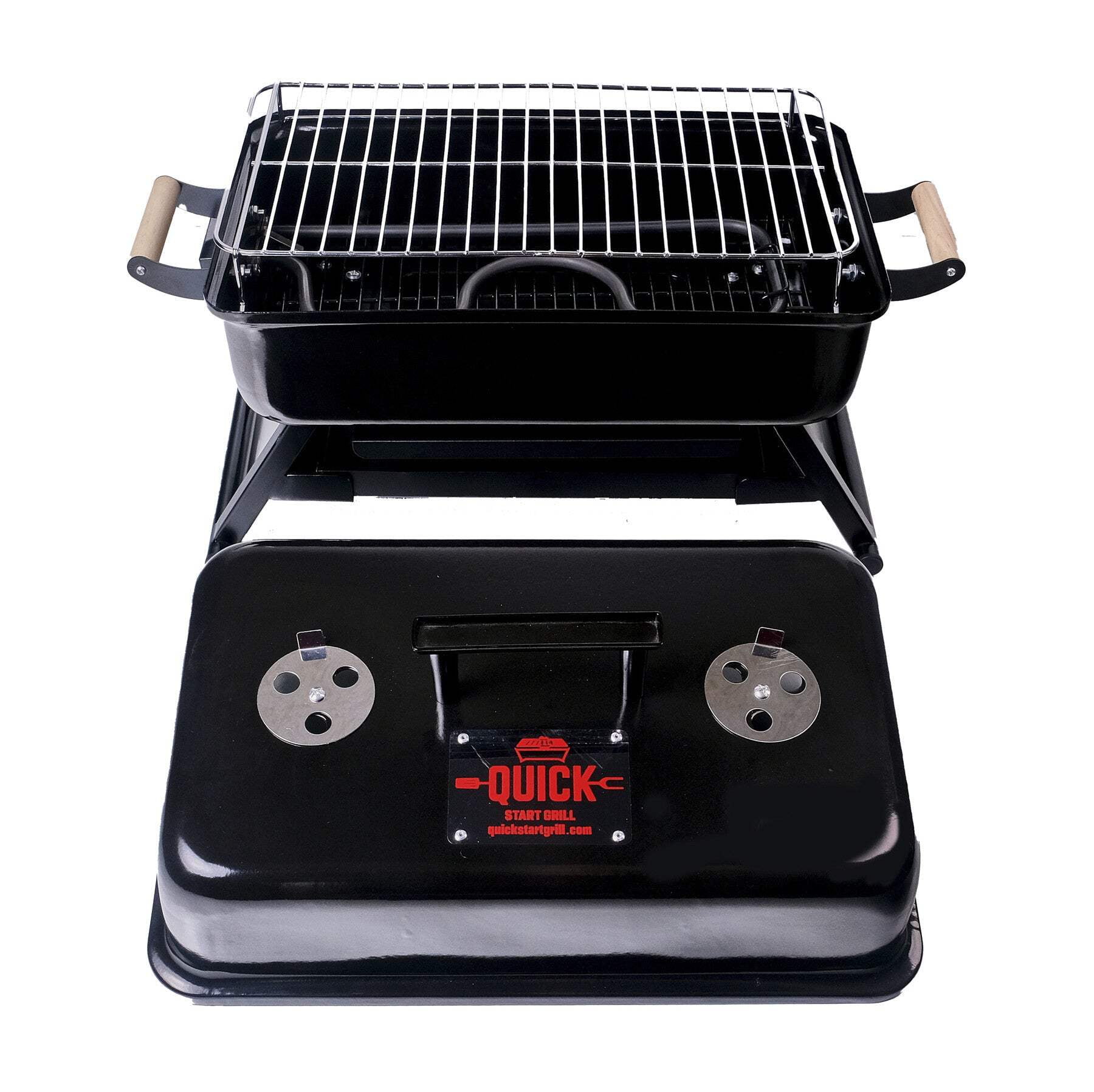 Quick Start Grill: Compact, Safe, and Efficient Table Top Grilling for ...