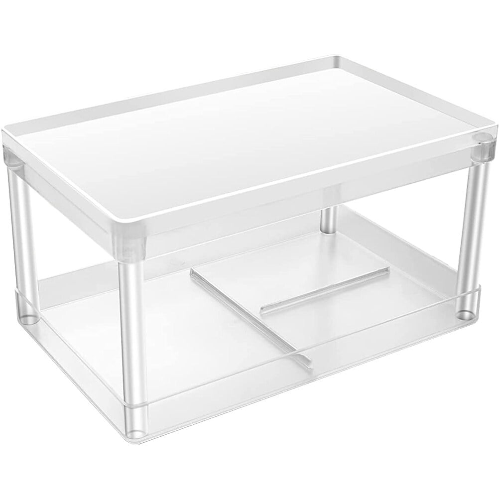 Table Top Shelves Desk Organizer Shelf Double Storage Rack Standing ...