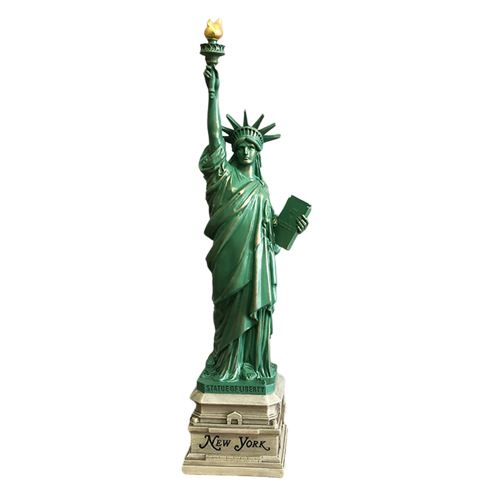 Table Top Statue Figurine Desktop Statue of Liberty Ornament Resin Mini ...