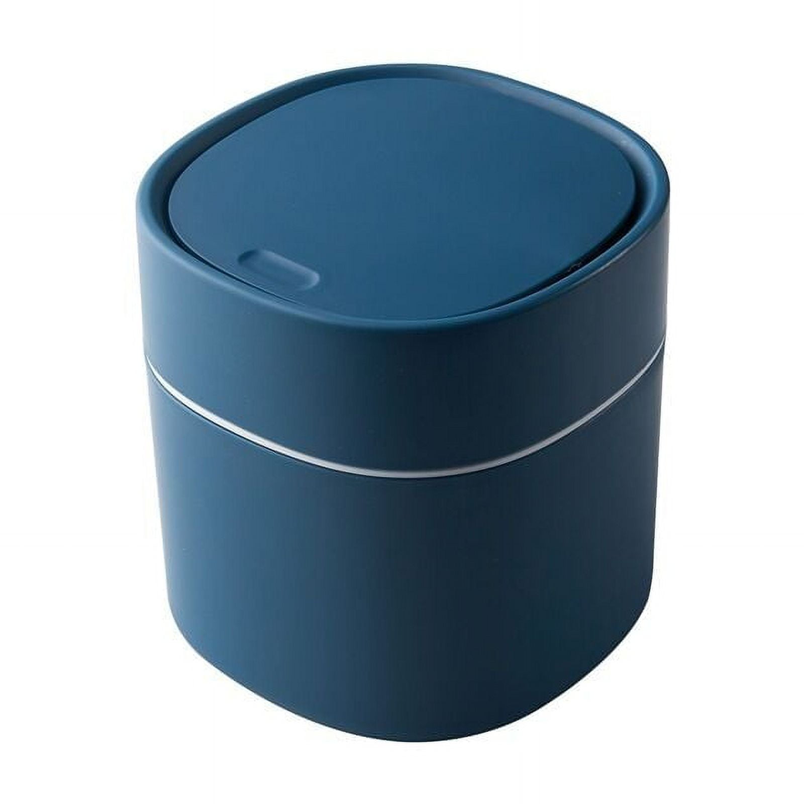 Table Trash Can with Lid,Mini Plastic Trash Can,Small Trash Can for ...