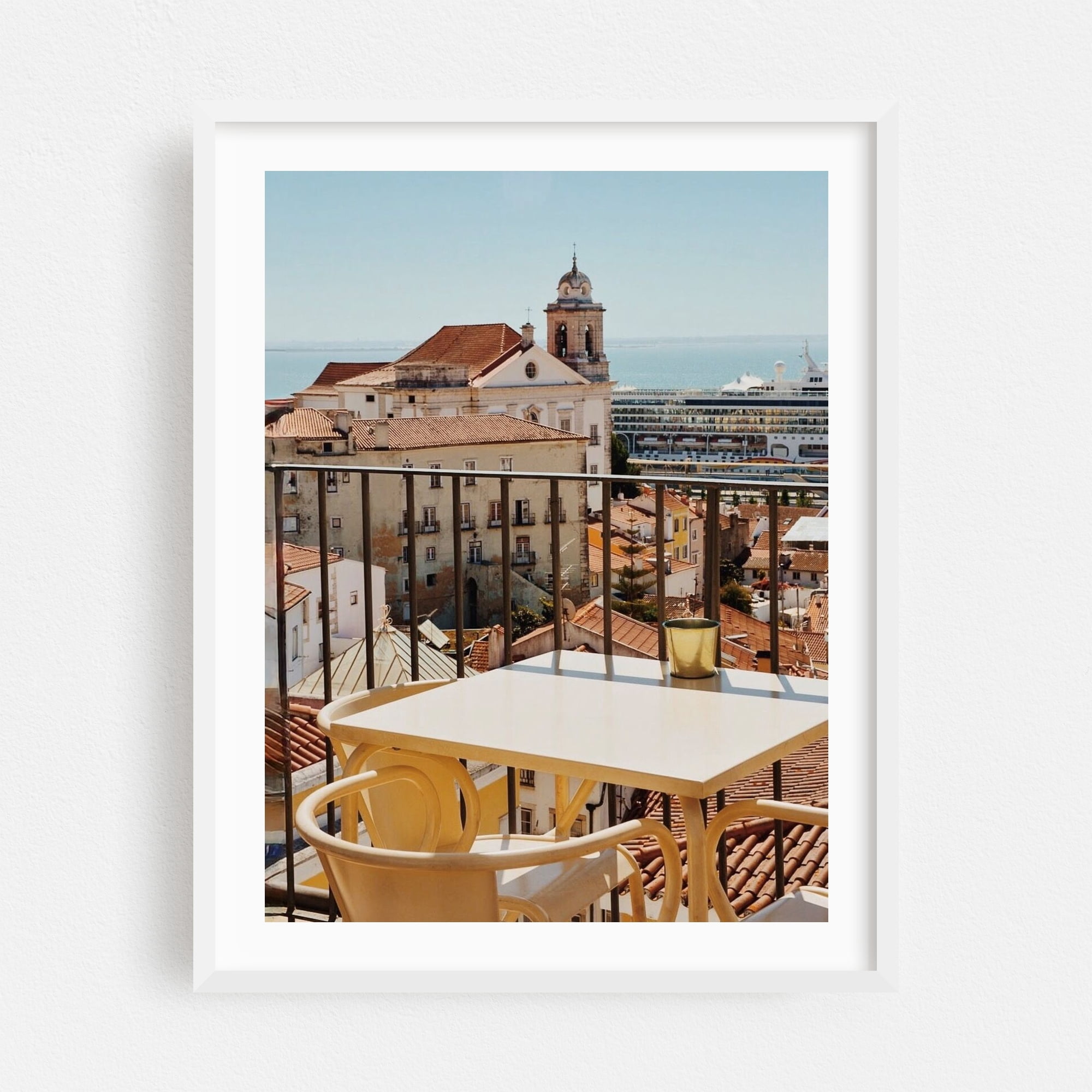 Table For Two in Lisbon - Lisbon Portugal Photography Cityscape Harbor ...