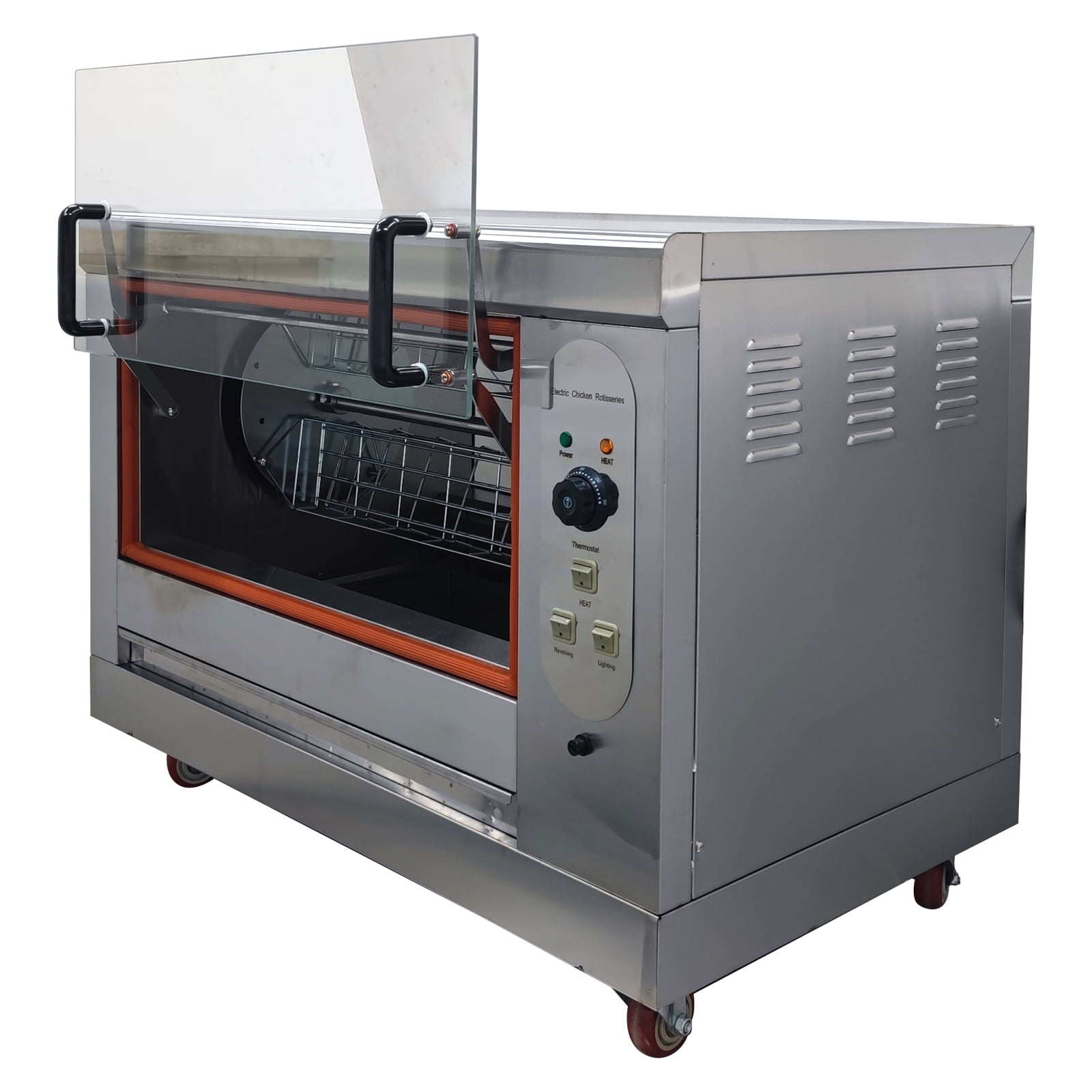 Table Type Electric Chicken Rotisserie Oven Machine Rotary Roaster ...