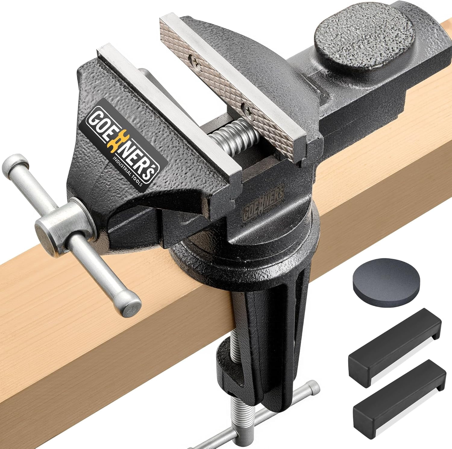 Table Vise or Bench Vise 3.2 Inch, 360? Swivel Clamp- Vise Portable ...